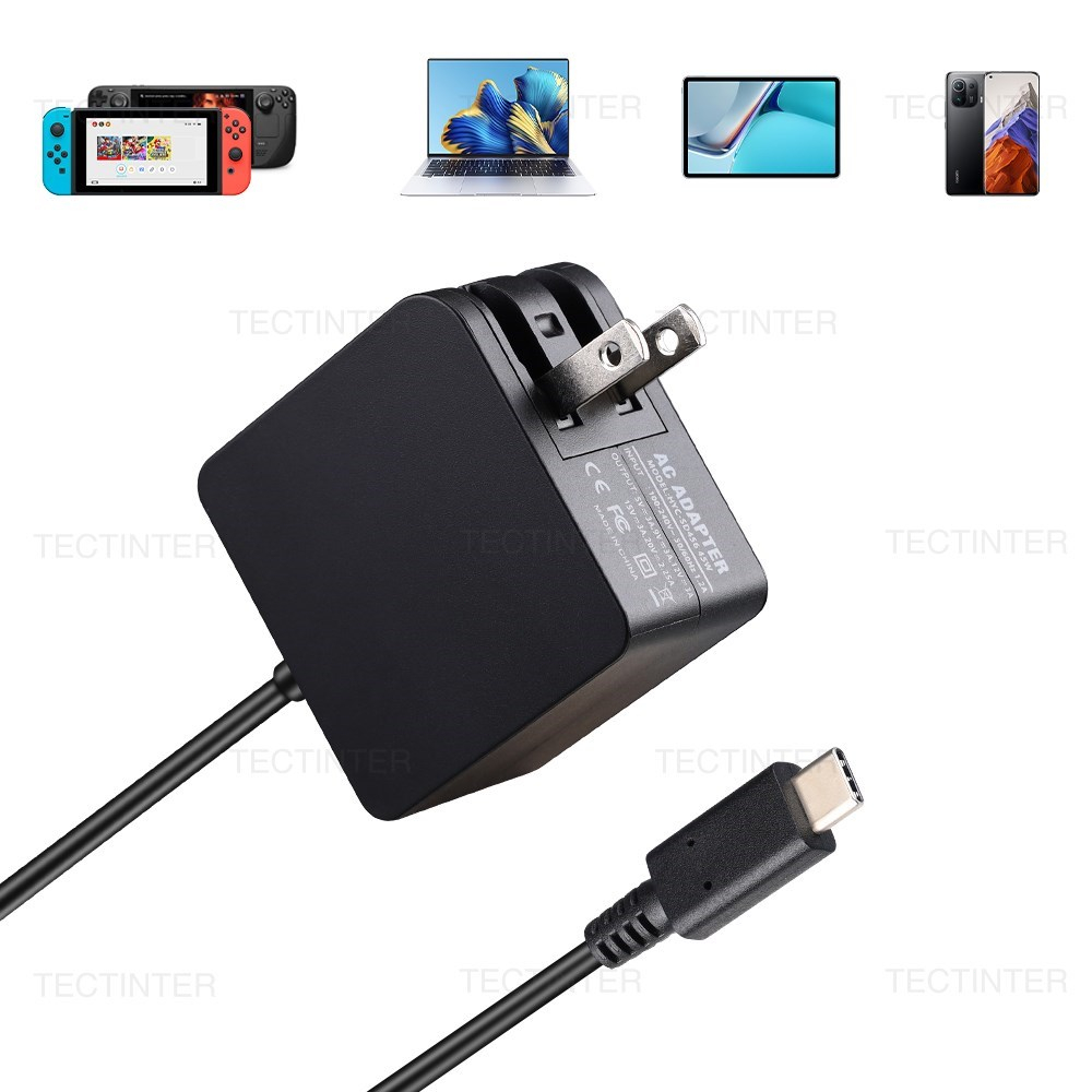 Game Console Charger Portable 45W PD USB Type C Power Adapter Fast ...