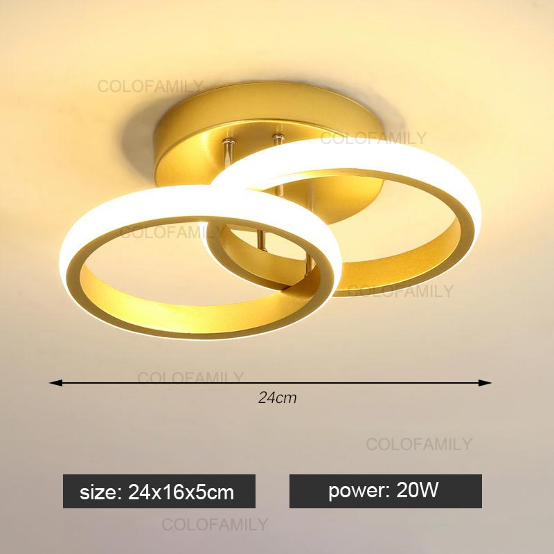 3 Color LED Ceiling Light Lamp Chandelier Pendant Light Nordic Modern ...