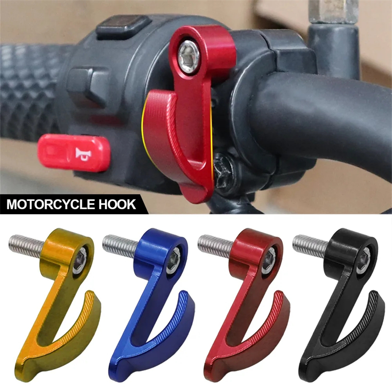 ALLYN Universal Aluminium Motorcycle Hook Helmet Bag Carry Hook Holder ...