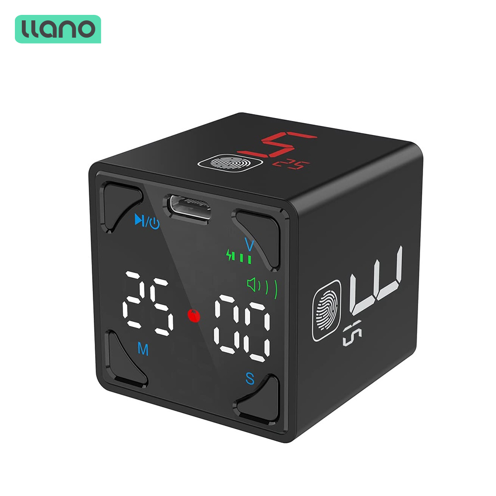 Ticktime Cube Pomodoro Timer, Magnetic Productivity Timer, Mute ...