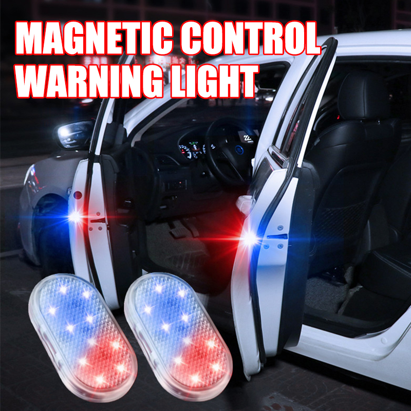 Anti-collision Led Strobe Anti-tail Light Safety Wiring-free Car Door ...