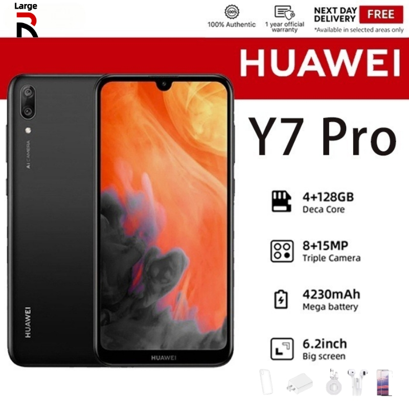 Huawei Y7 Pro phone 4GB RAM+128GB ROM Android smartphone original 6 ...