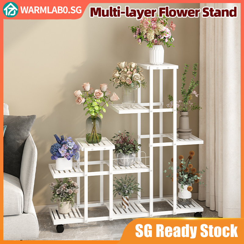 （SG STOCK）Plant Stand Rack Flower Rack Flower Pot Stand Multi-layer ...