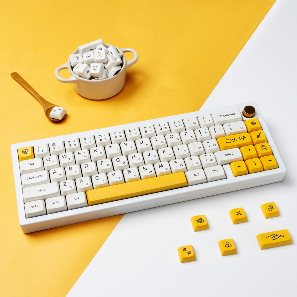 Honey milk Keycaps PBT Dye-sub XDA Profile Keycap Custom Keycaps ...