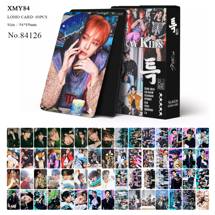 60pcs/box STRAY KIDS Album MAXIDENT Straykids Photocards Felix Minho ...