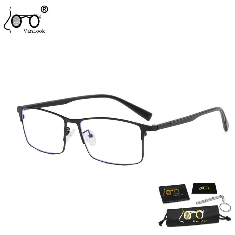 B Titanium Specs Men Big Size Full Frame Women Blue Light Blocking ...