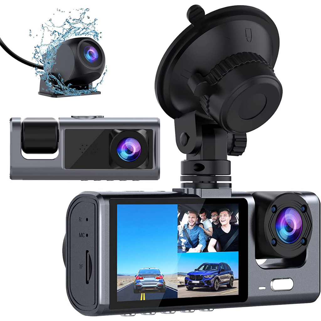 Dual Dash Cam Front and Rear Car Recorder for Cars with IR Night Vision ...