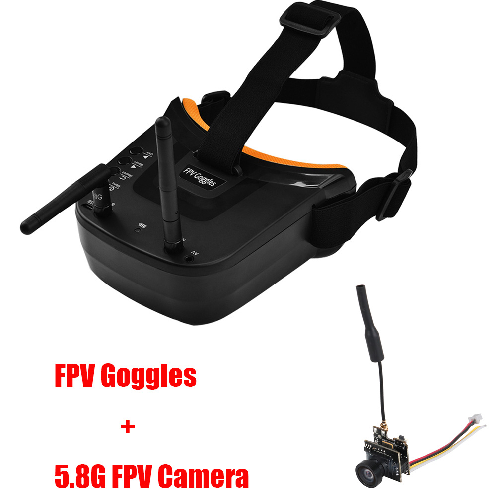 5.8G 40CH Dual Antennas FPV Goggles Monitor Video Glasses Headset HD W ...