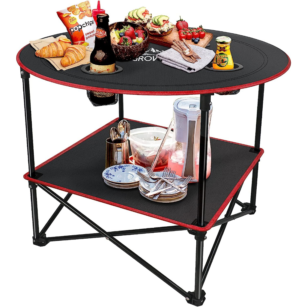 Portable Camping Table with Carry Bag Outdoor Folding Beach Tables ...