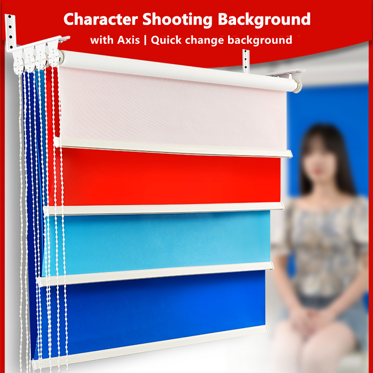 Selens Photography Background Backdrop with Axis Solid Color Wall Mount ...