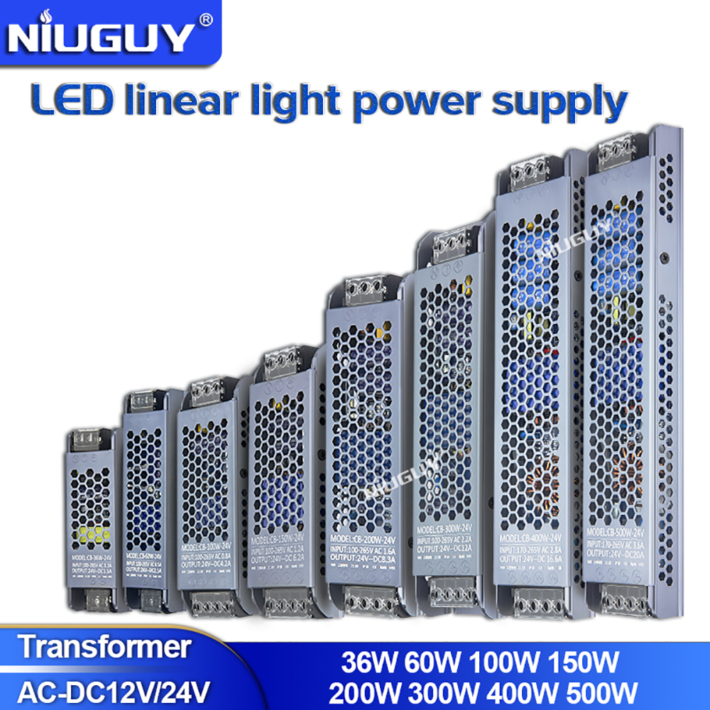 LED DC12V/24V ultra-thin long strip power supply,36W/60W/100W/150W/200W ...