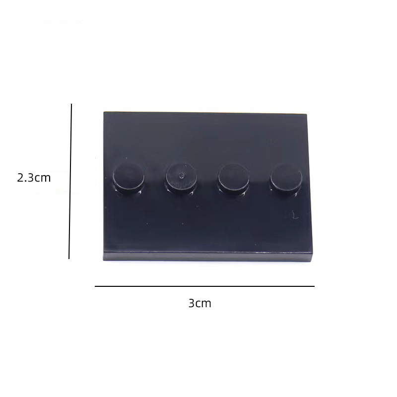 10pcs City Figures 3X4 Dots Base Plate With 4 Knobs Display Holder DIY ...