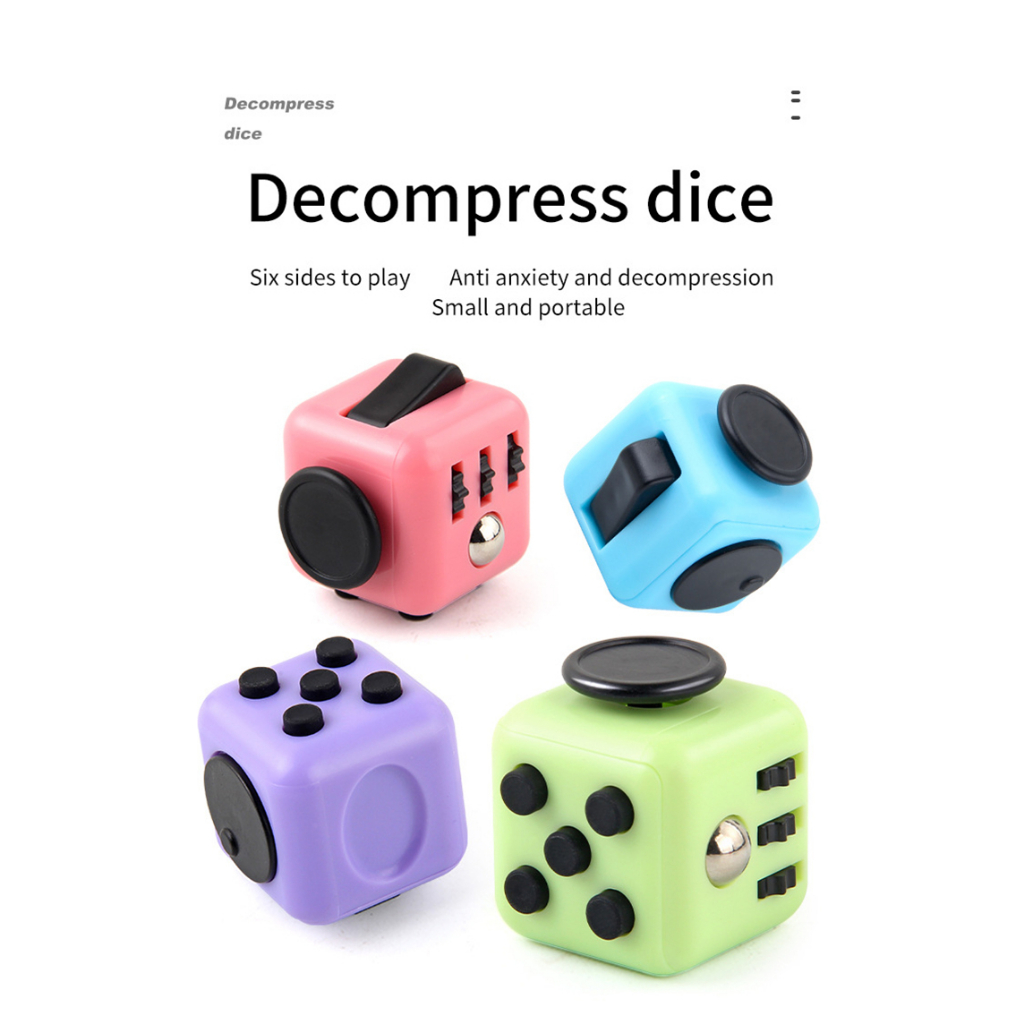 SKSTECH Cube Fidget Toys Anti Stress Cubes Rainbow Fingertip Infinity Magic Cubo Infinito Square ...