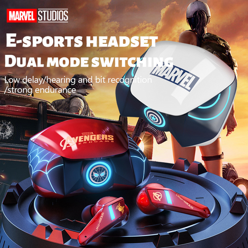 Disney Marvel BTMV15 Iron Man Wireless TWS Bluetooth Earphone Noise ...