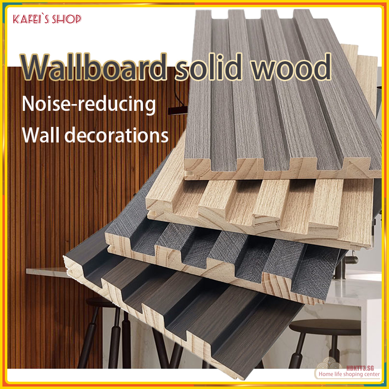 Solid wood wall panelling wall decorative noise-reducing plank ...
