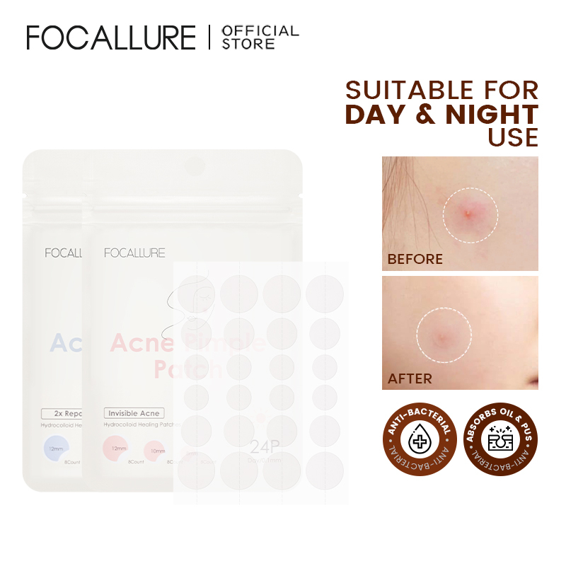 FOCALLURE Acne Pimple Patch Skin Care Waterproof Day & Night Use 2 ...