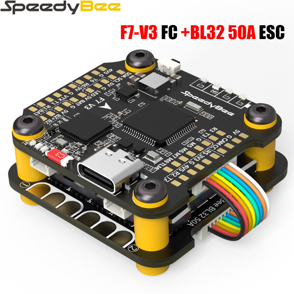 SpeedyBee F7 V3 50A Stack F722 Flight Control BL32 50A 4in1 ESC3~6S ...