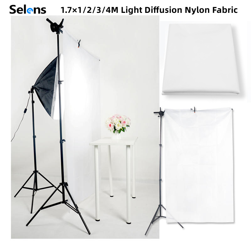 Selens Diffusion Fabric Nylon Silk White Seamless Light Modifier 1/2/3 ...