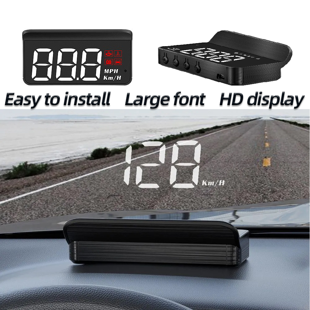 OBD GPS HUD head up display Car Gurage Simple Plug and Play Digital ...