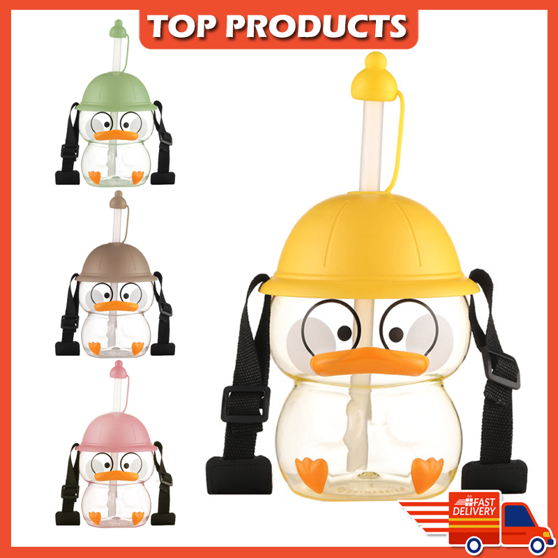 1100ml Cute Yellow Duck Water Bottle Cute for Kids Girls Student, 1L ...