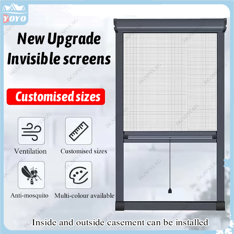 Folding screen window window anti-mosquito screen mesh self-assembly ...