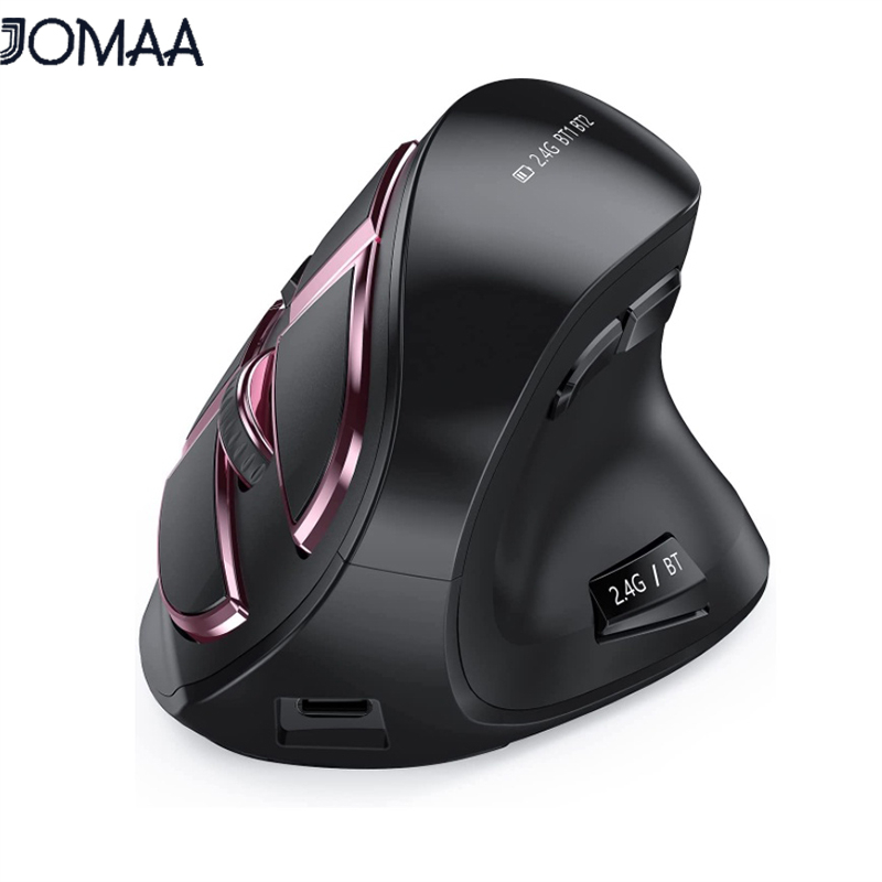 jomaa 2.4G+Bluetooth Vertical Mouse Wireless for Laptop Notebook 9 ...