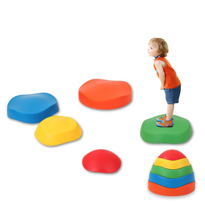 Wavy River balance beam ,5Pcs Stepping Stone, Sensory Toys Early Kids ...