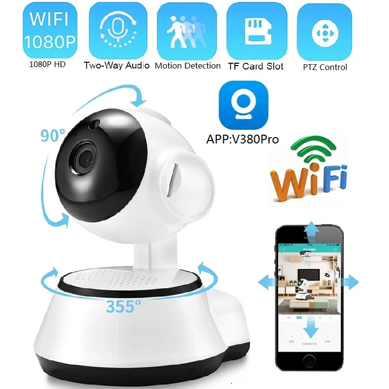 FHD WiFi IP Camera CCTV Security Home Network Video Surveillance IR ...
