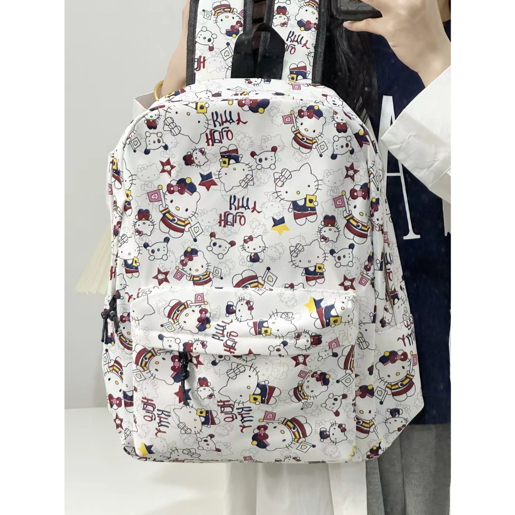 New Hello Kitty joint Nova backpack women's cute lightweight schoolbag ...