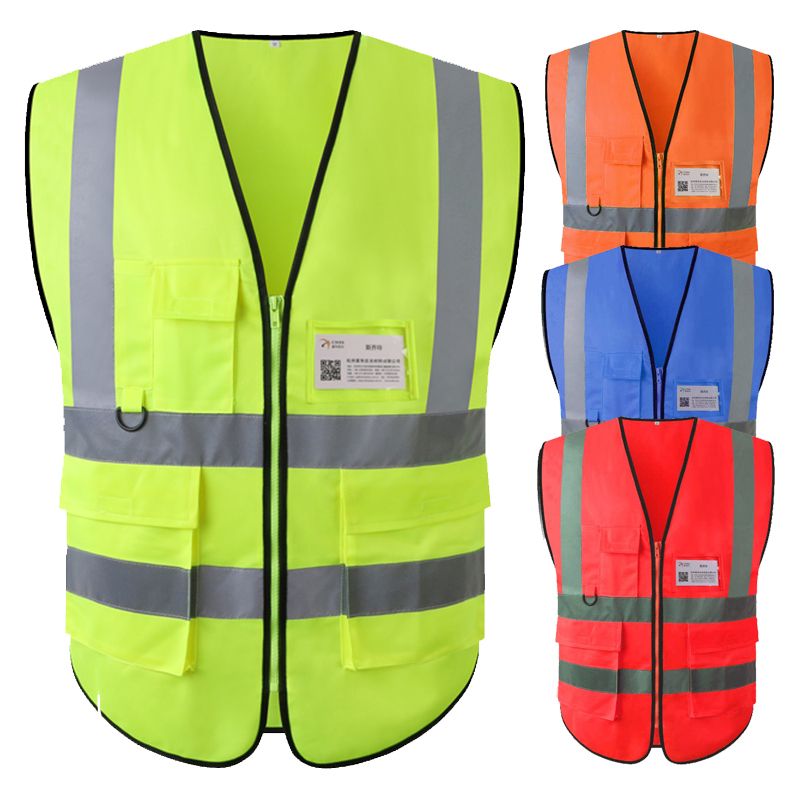 Safety Vest for Men with Reflective Stripes Construction Vest with ...