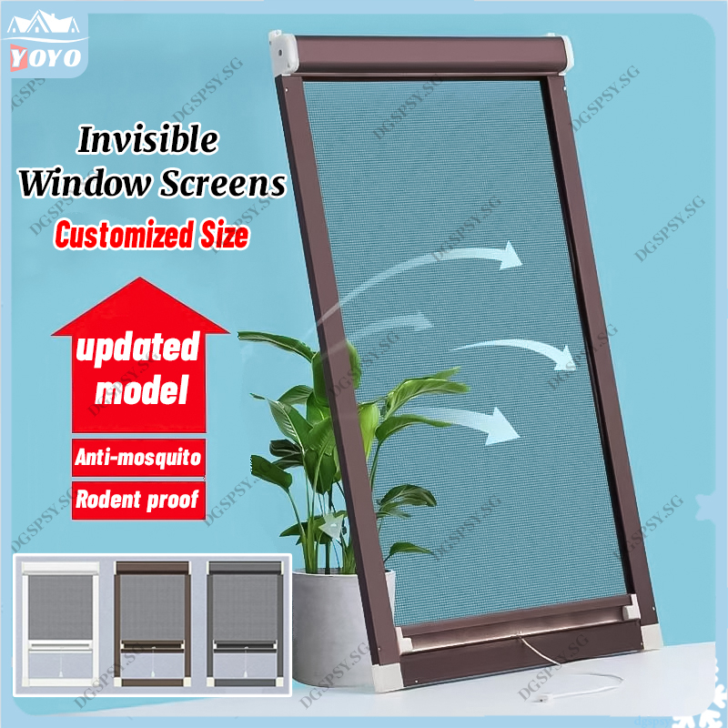 Folding screens invisible screens retractable push-pull stainless steel ...