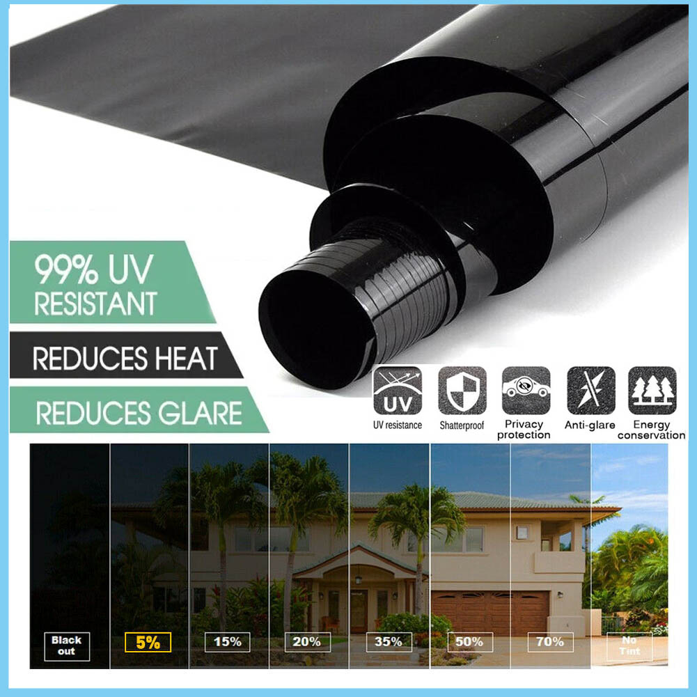 【1roll 300cm】 Black Window car tinted UV-Proof Scratch Resistant ...