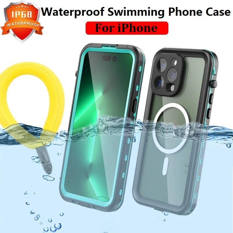 For iPhone 16 Pro Max/16 Plus Redpepper 360° Protection Waterproof Case ...