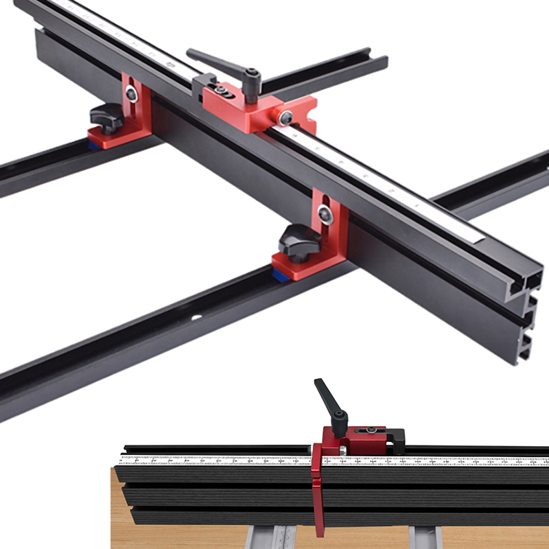 30/45/75 Model T-track Stop T-track Backer Aluminium Sliding Gauge ...