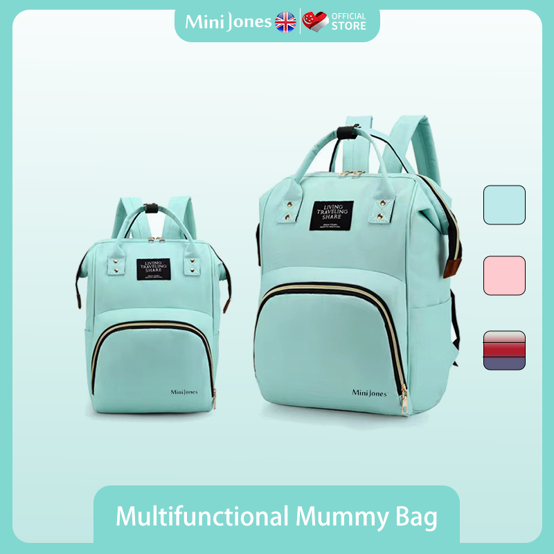 MiniJones Mommy Bag Backpack Shoulder Travel Large Capacity ...