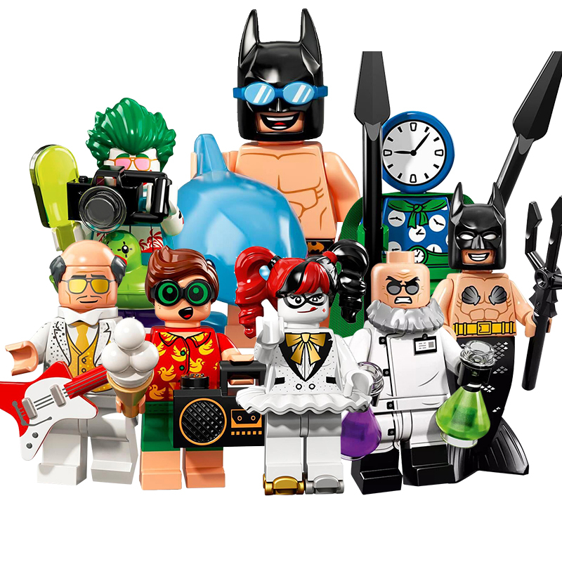 Superhero Building Blocks Minifigures Batman Robin Children's Toys ...