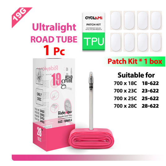 RideNow 19g 24g 36g Ultralight Bike Inner Tube Road Bike TPU Material French Valve 45mm 65mm ...