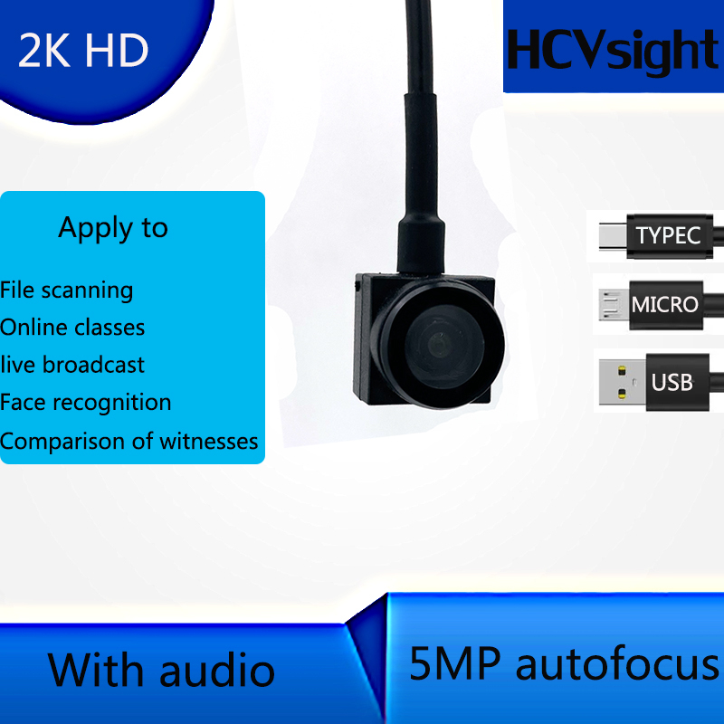 5MP Fast Autofocus High Speed UVC OTG Audio Micro USB Camera Module ...