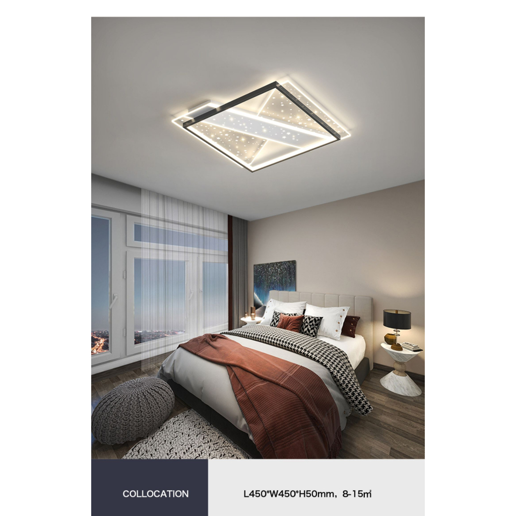 【SG】Creative Bedroom Light Simple Modern Atmosphere Ultra-thin Led ...