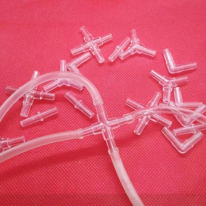 AQUARZOO 10pcs Aquarium Air Valve Connector Transparent Plastic Inline ...