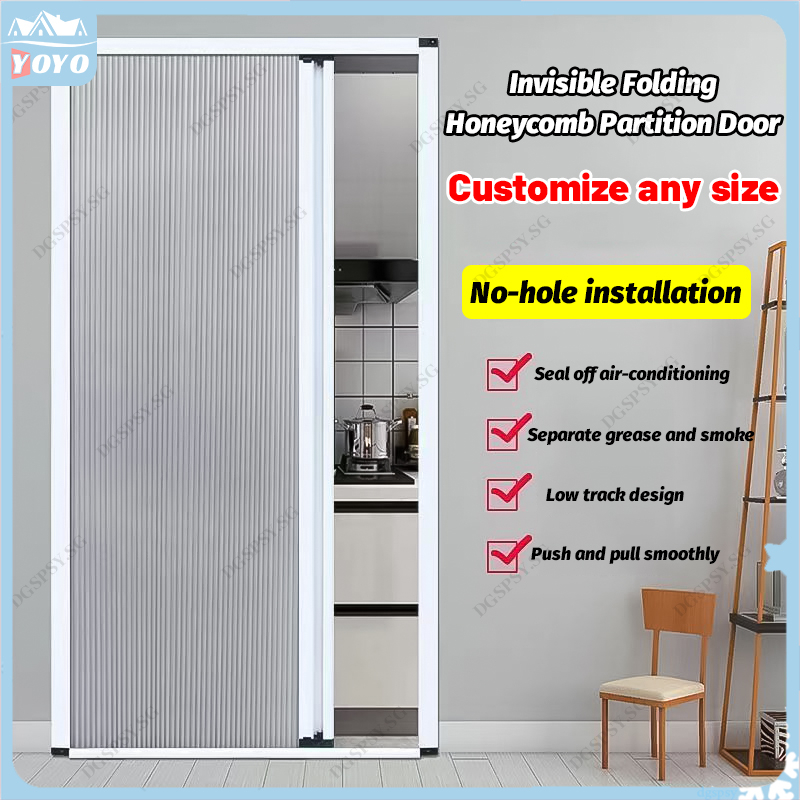 Honeycomb Foldable Invisible Sliding Retractable Partition Door ...