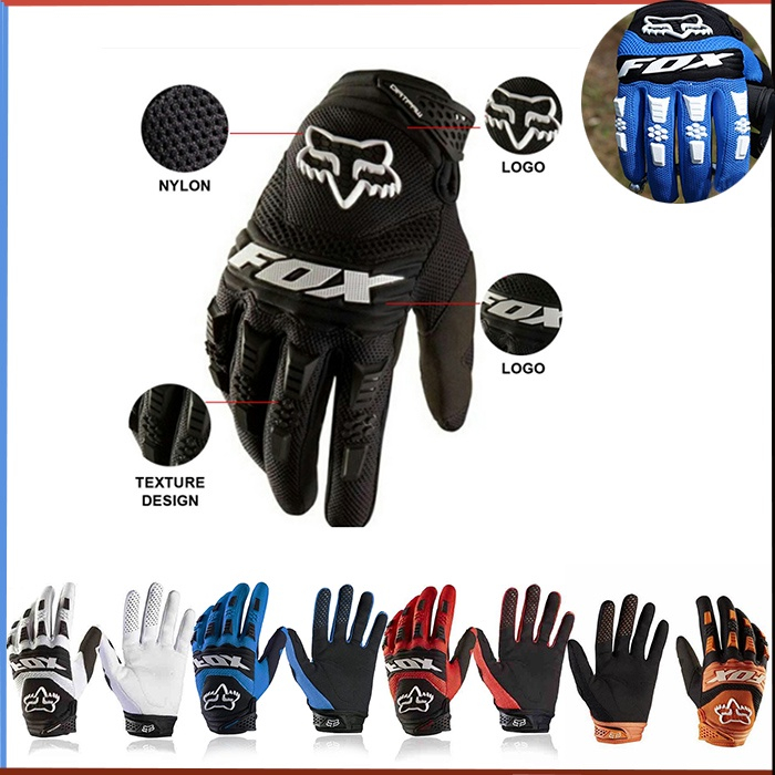 Fox Ranger Gloves FA20 Full Finger Mountain Bike MTB Bike Riding Racing ...