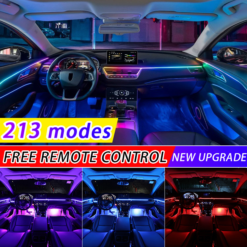 [Ready Stock] LED Car Ambient Light Car LED Light Strip Symphony ...