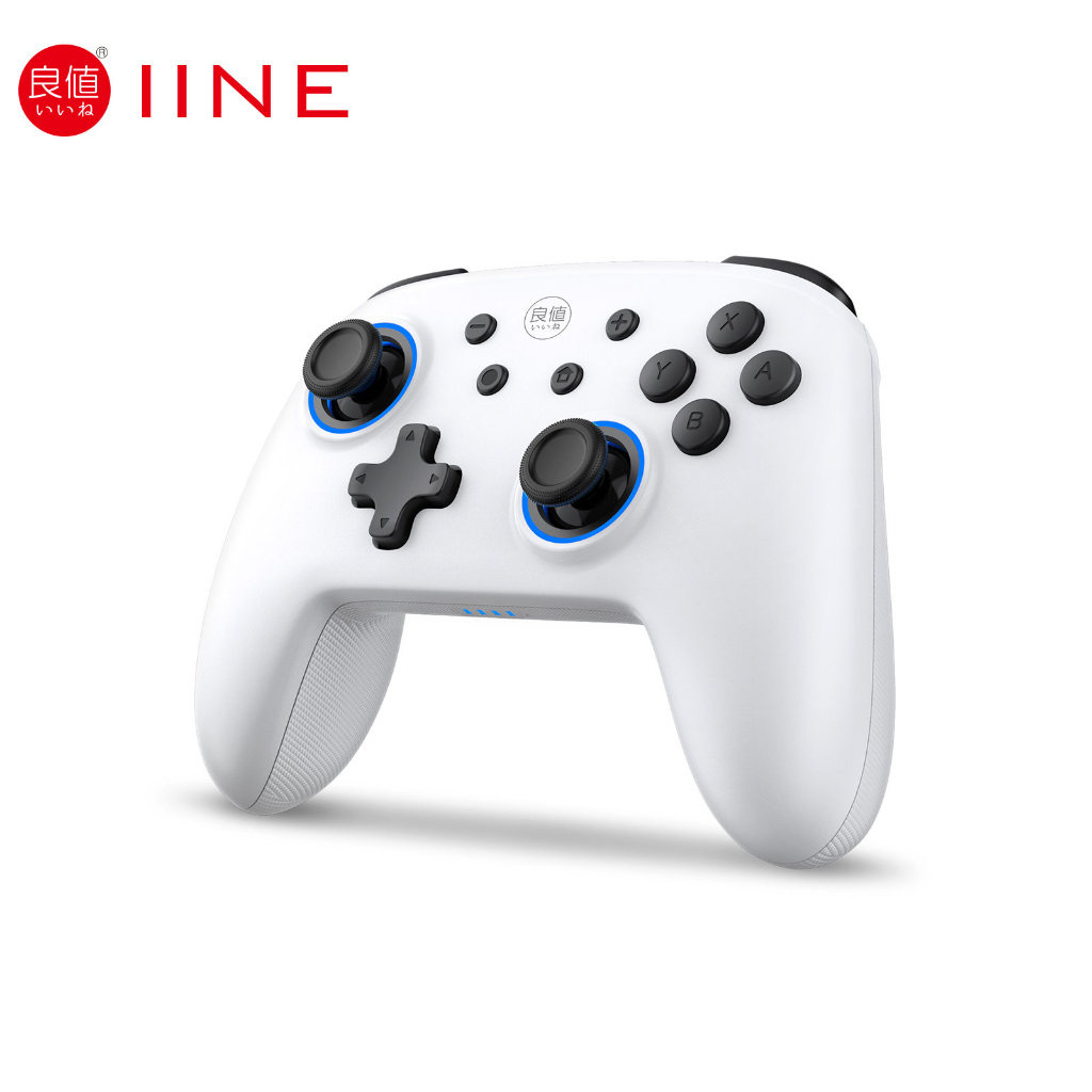 IINE Samurai White PLUS Controller Wake Up Wireless Bluetooth Auto-Fire ...