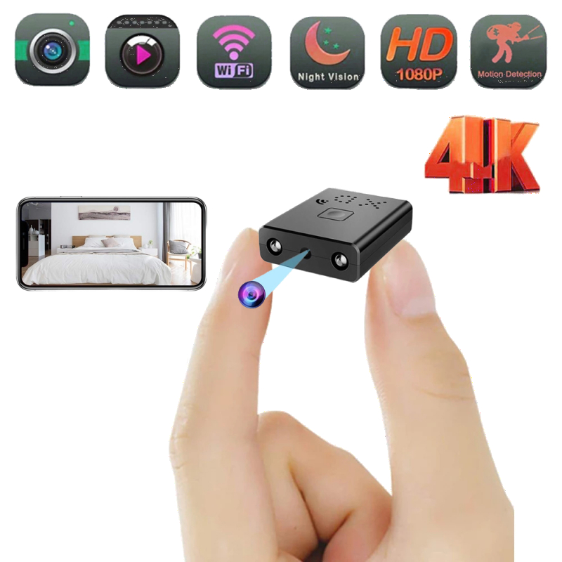 4K 1080P Mini Wifi DV Camera Night Vision Micro Kamera Home Security ...