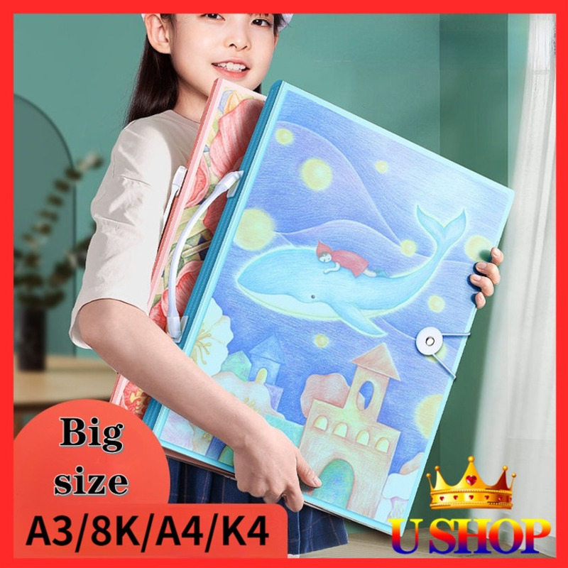 🔥Ship 24H🔥A2/A3/A4 File Folder Album Portfolio Poster Data Book Art ...