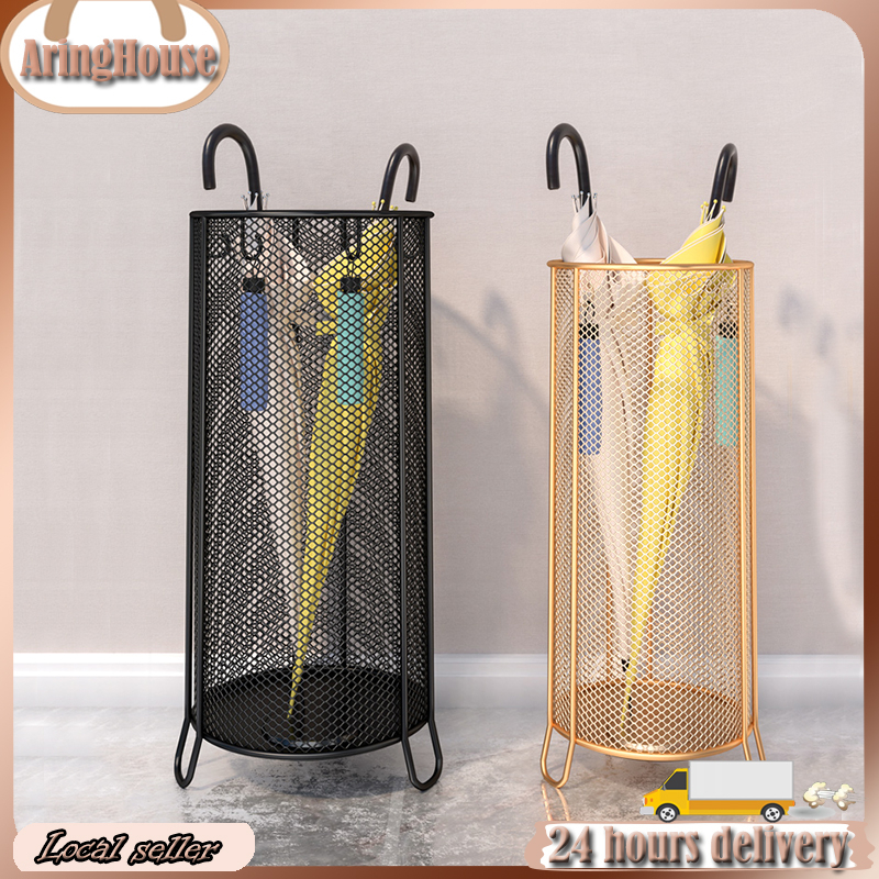 【Hot Sale 】 SG Ready Stock Metal Umbrella Bucket Grid Umbrella Bucket ...