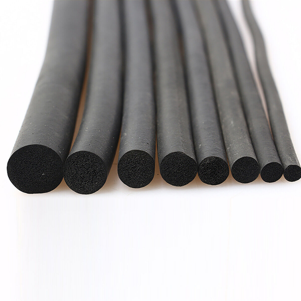 10 Meter EPDM Foam Round Strip Rubber Vacuum Suction Cup Sealing Strip ...
