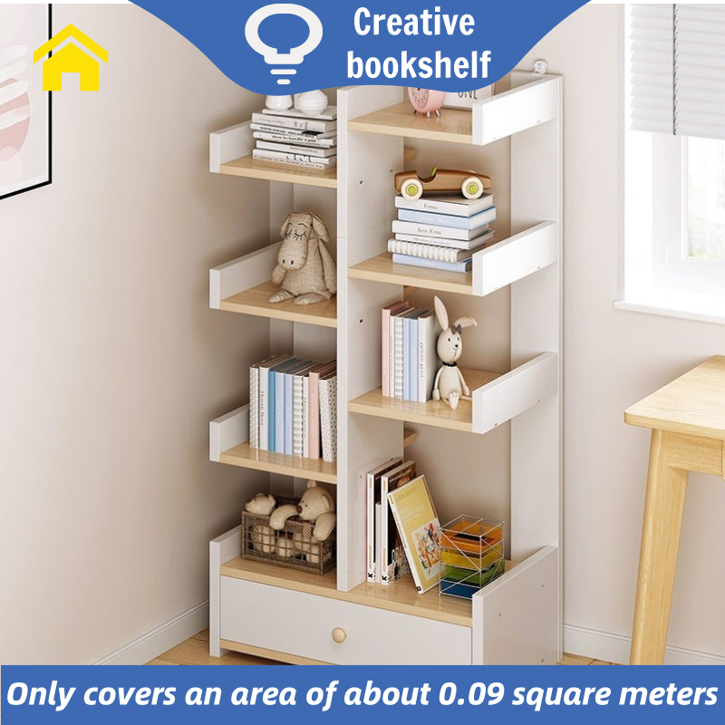 【Big Promotion】Modern Bookshelf Shelf Landing Living Room Nordic ...