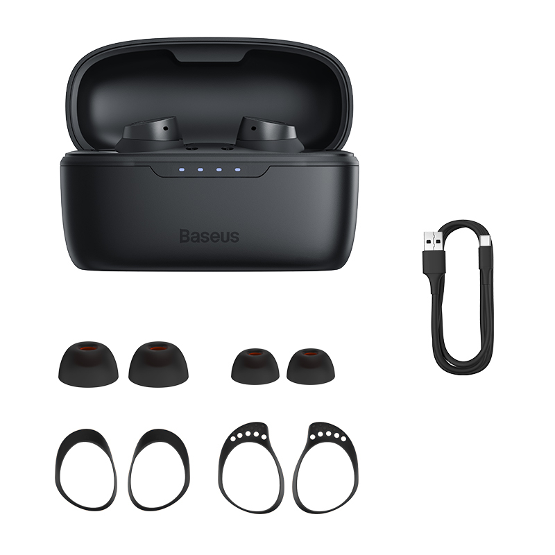Baseus MA10 Wireless Earbuds, 140H Playback -48dB Active Noise ...